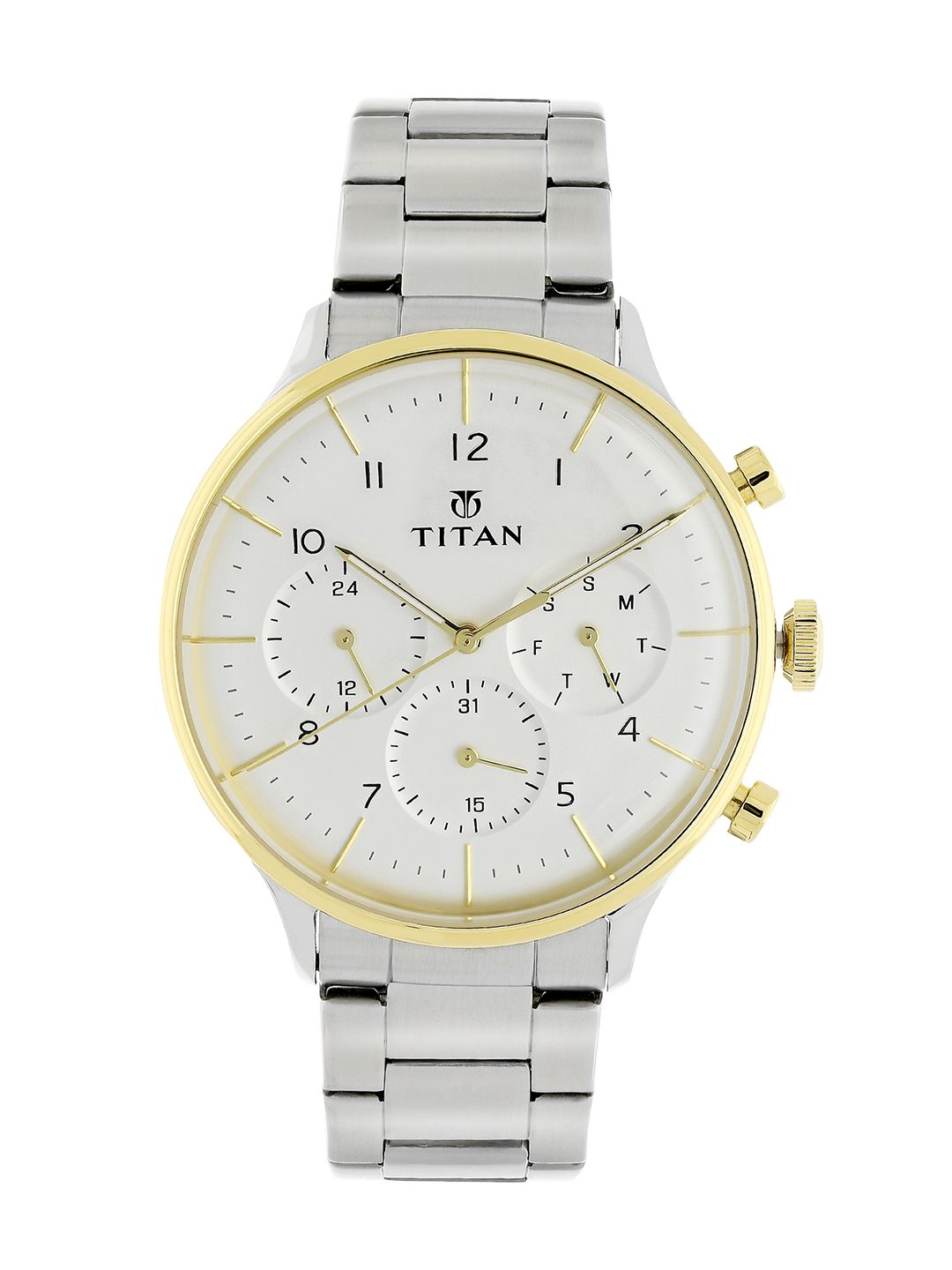 Titan Men White Analogue Watch 90102BM01 - Price History