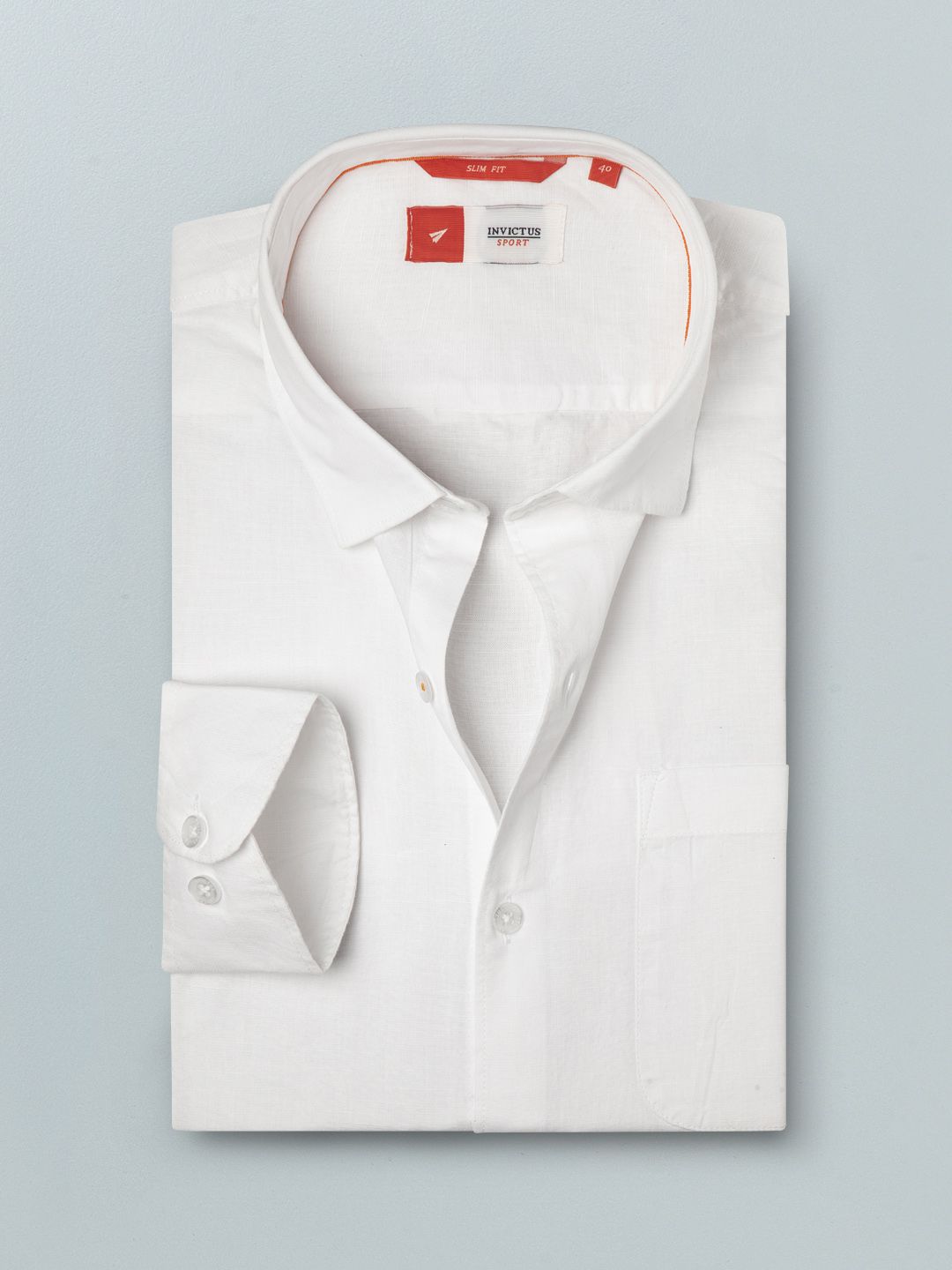 INVICTUS Men White Slim Fit Casual Shirt - Price History