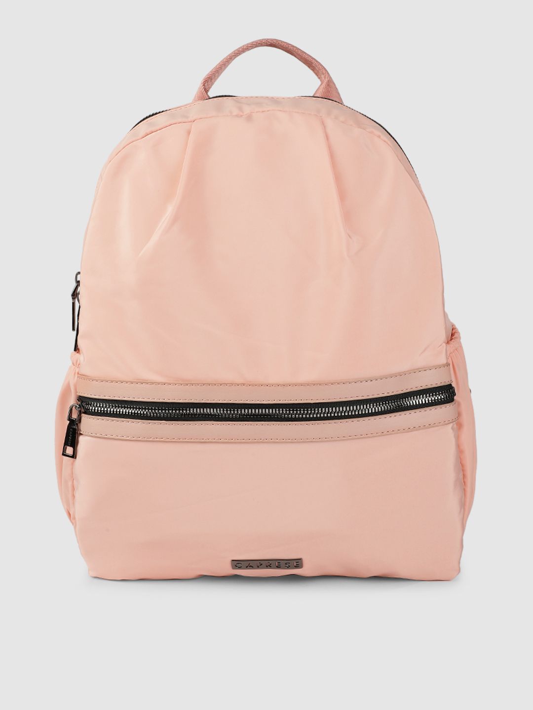 Caprese Women Pink Solid Backpack - Price History