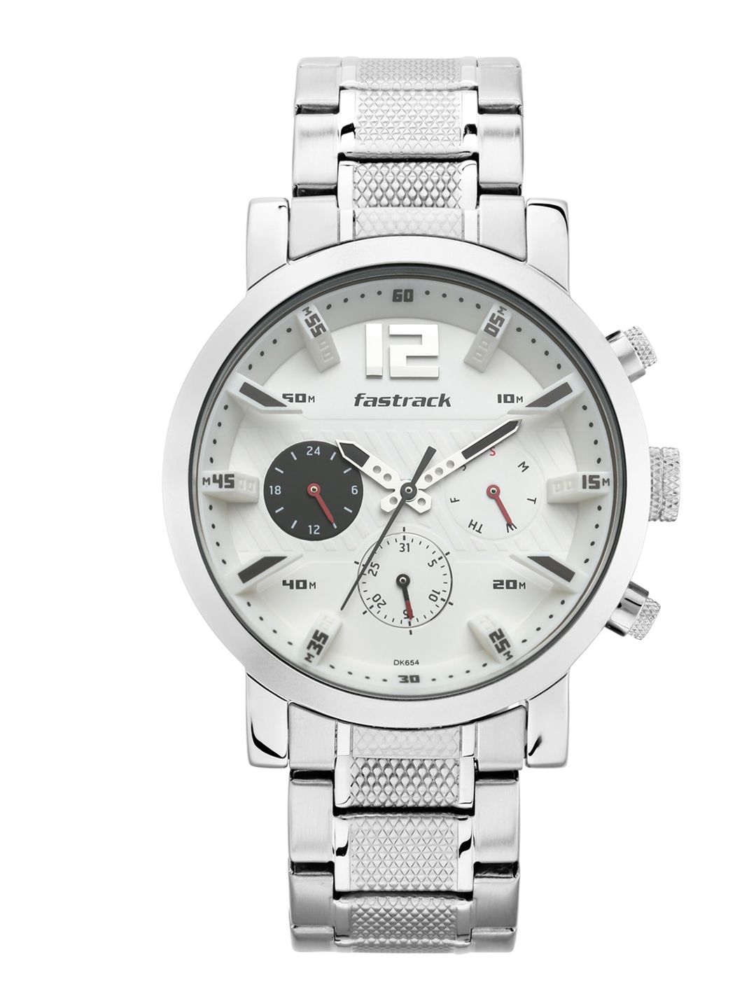Fastrack Men Silver-Toned Analogue Watch 3227SM02 - Price History