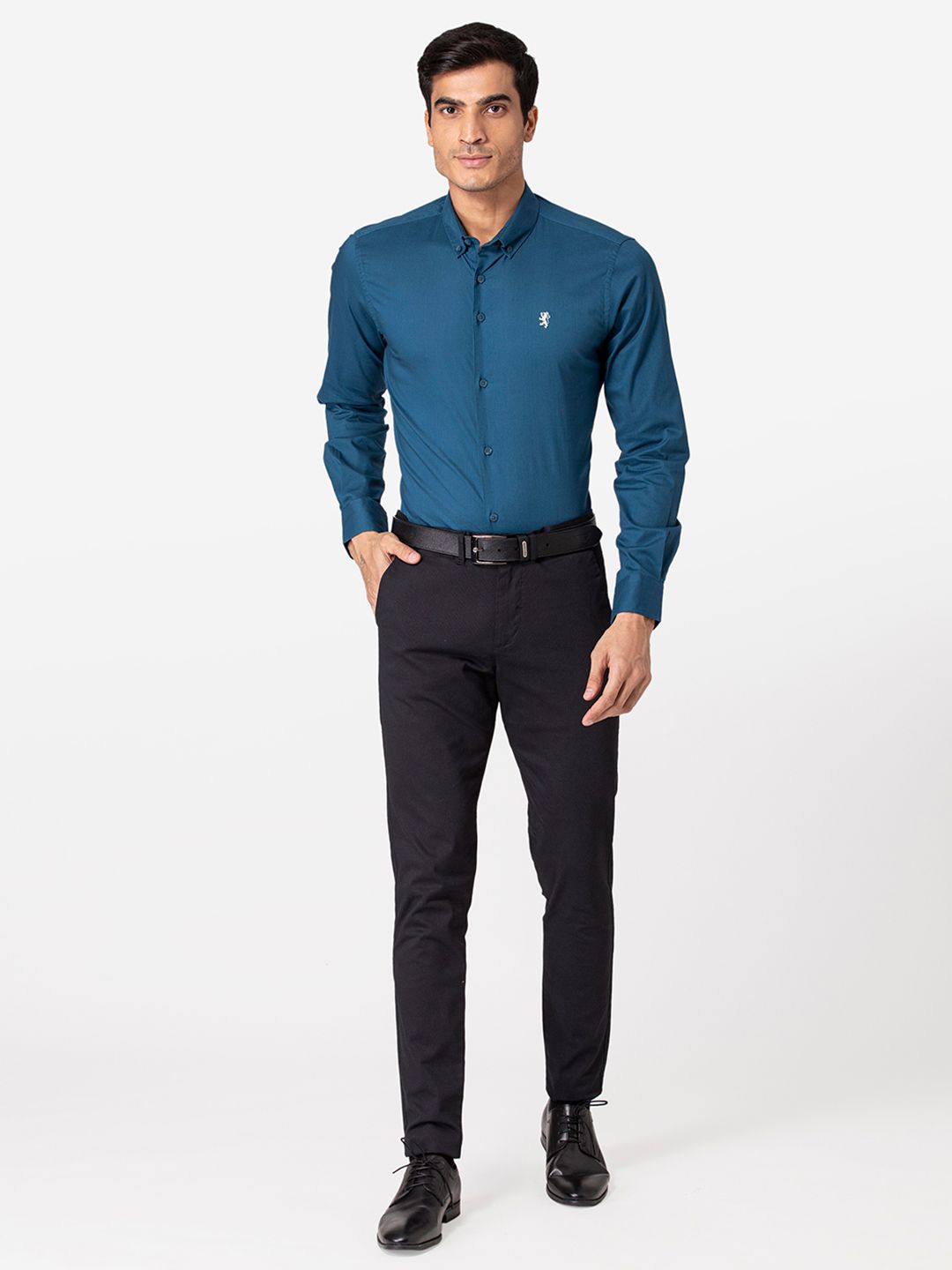 Buy Red Tape Men Teal Formal Shirt - Shirts for Men 14668342 | Myntra
