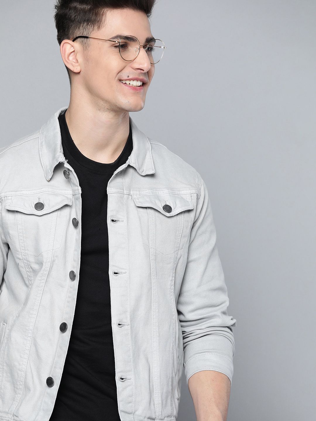 Mast & Harbour Men Blue Denim Jacket - Price History