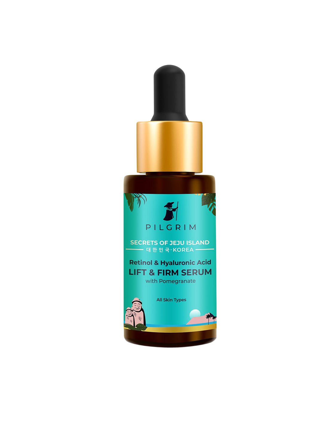 Pilgrim Retinol & Hyaluronic Acid 1% Lift & Firm Serum for Anti Aging ...