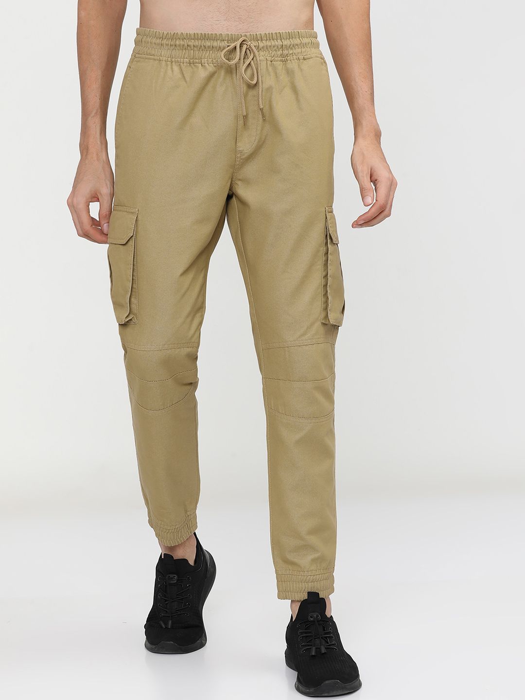 KETCH Men Brown Cargos Trousers - Price History