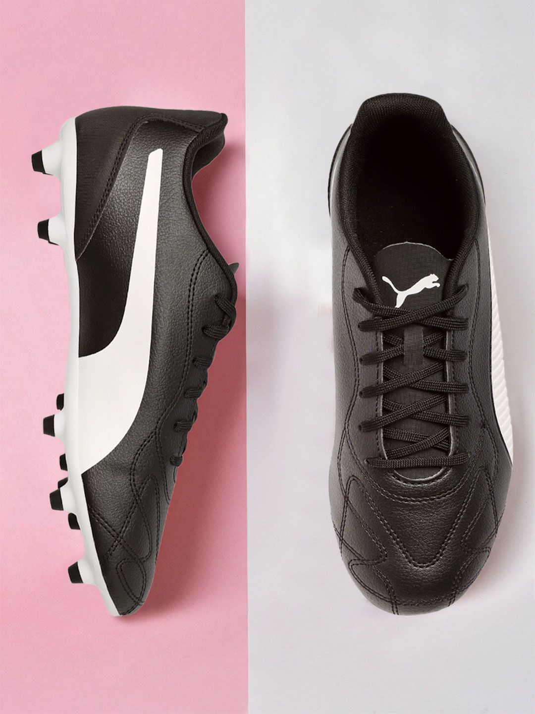 Puma Men Black Monarch II FG/AG Football Shoes - Price History