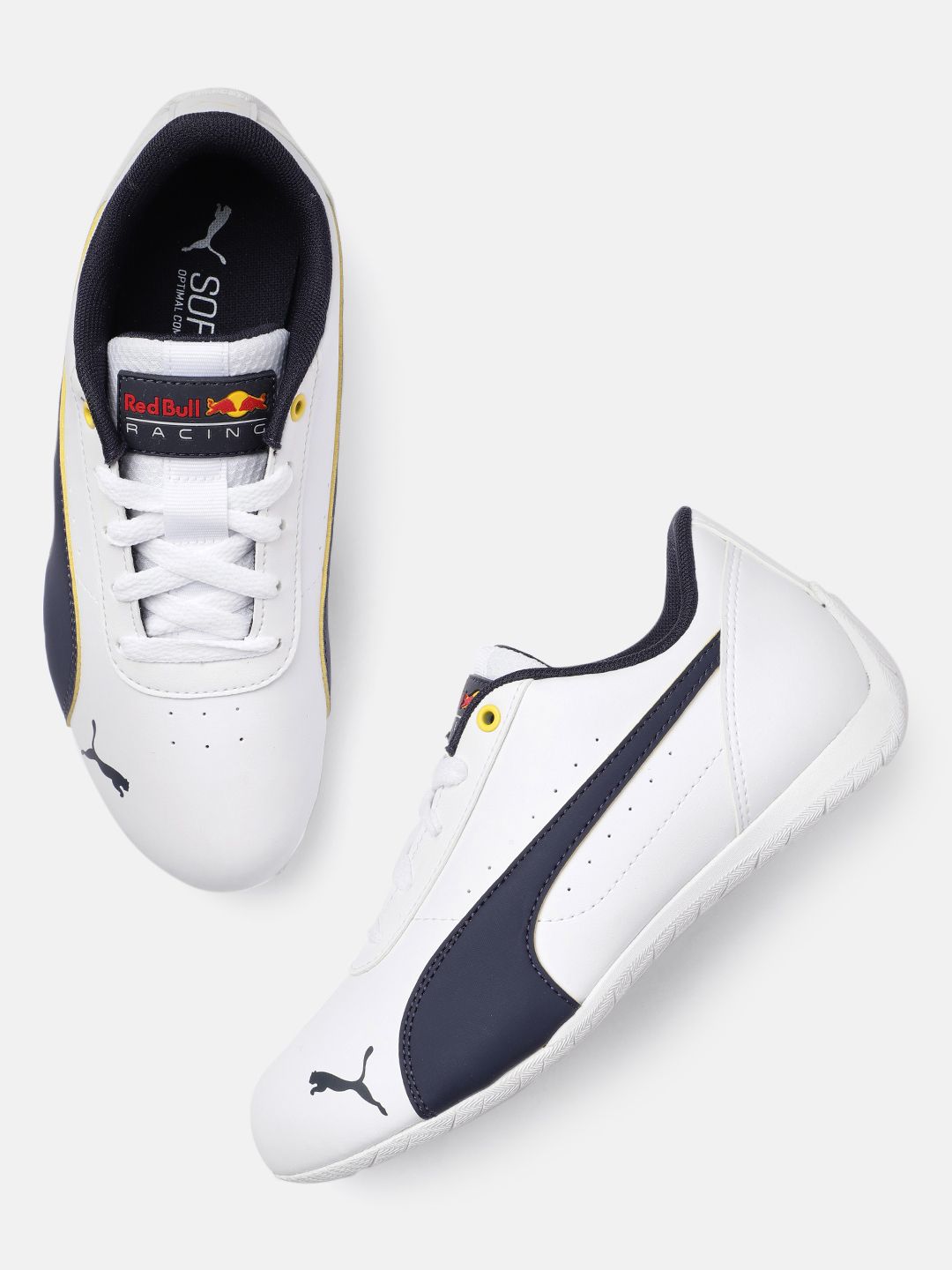 PUMA Motorsport Unisex White Red Bull Racing Neo Cat Sneakers - Price ...