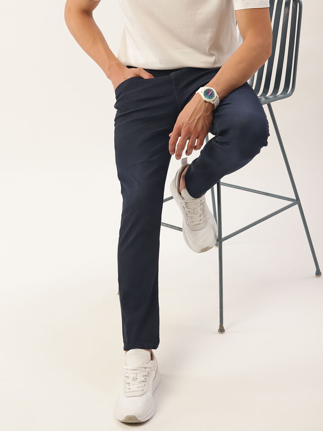 Kook N Keech Men Slim Tapered Fit Stretchable Jeans - Price History