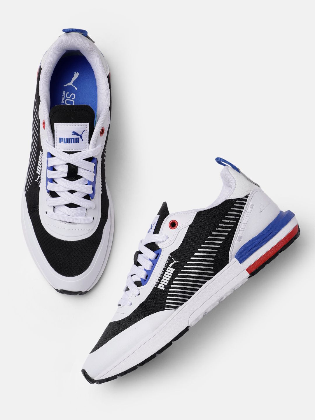 Puma Men Black R22 Sport Running Shoes - Price History