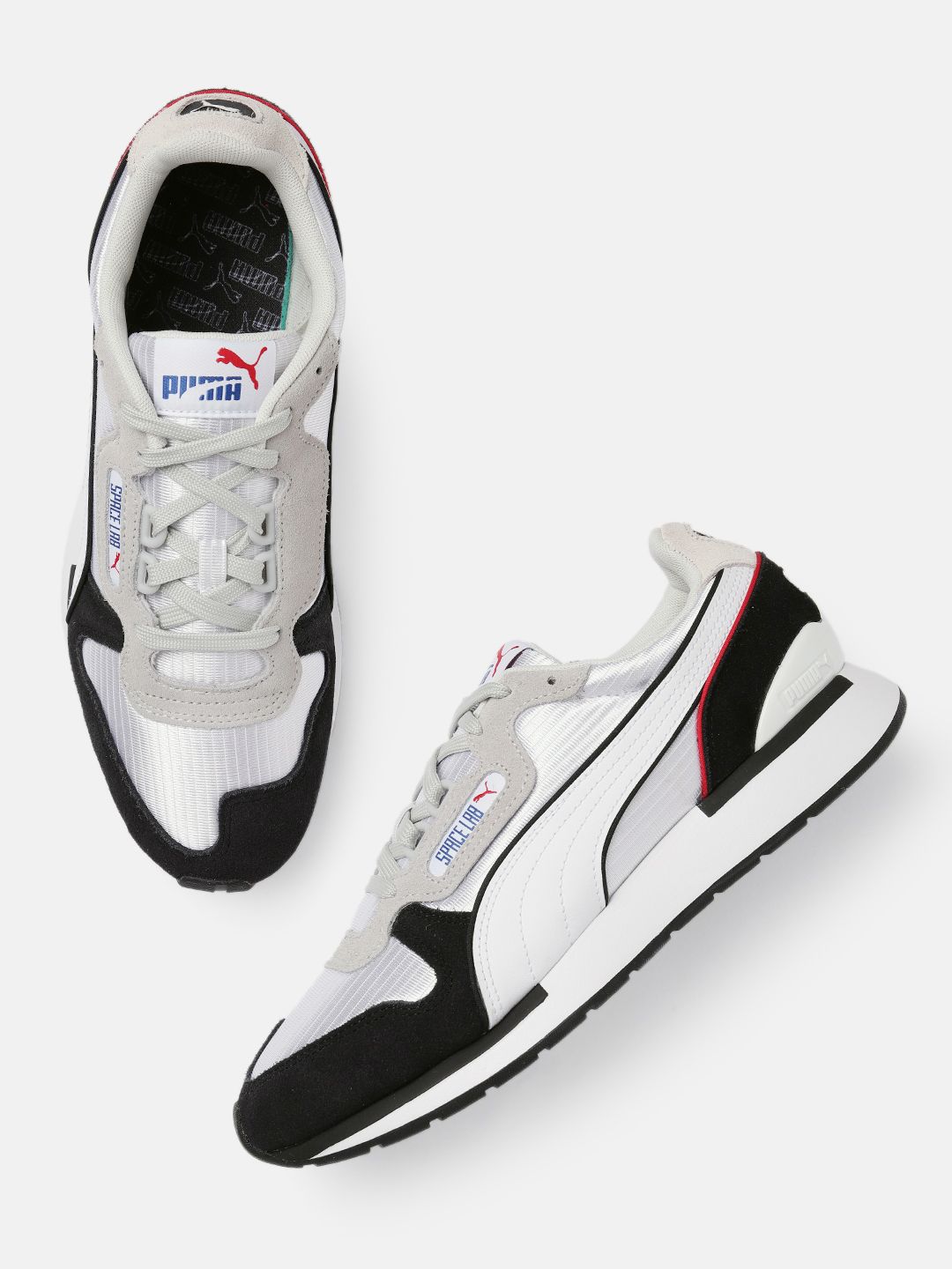 Puma Unisex White Space Lab Colourblocked Sneakers - Price History