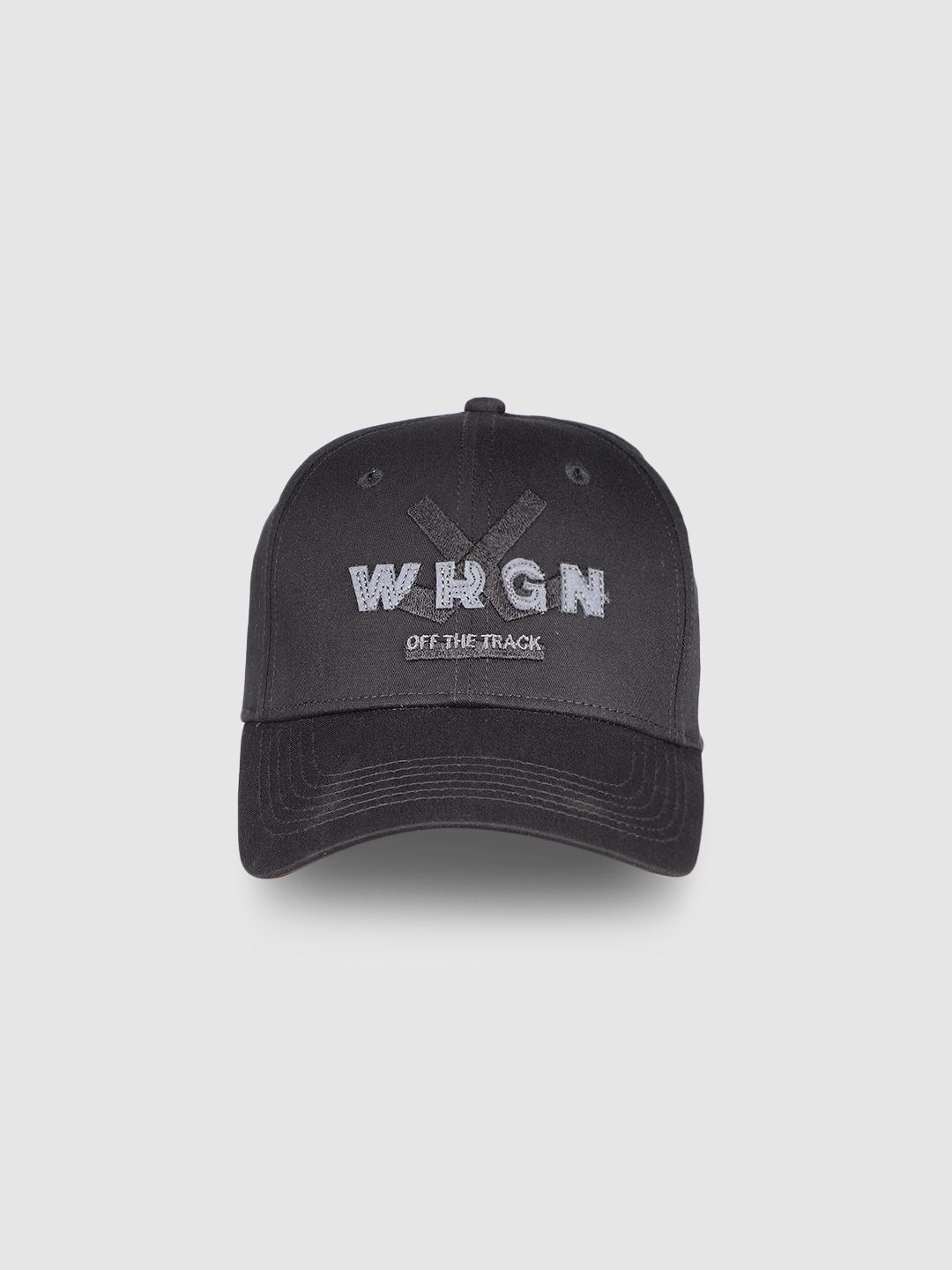 WROGN Unisex Black Embroidered Pure Cotton Baseball Cap - Price History