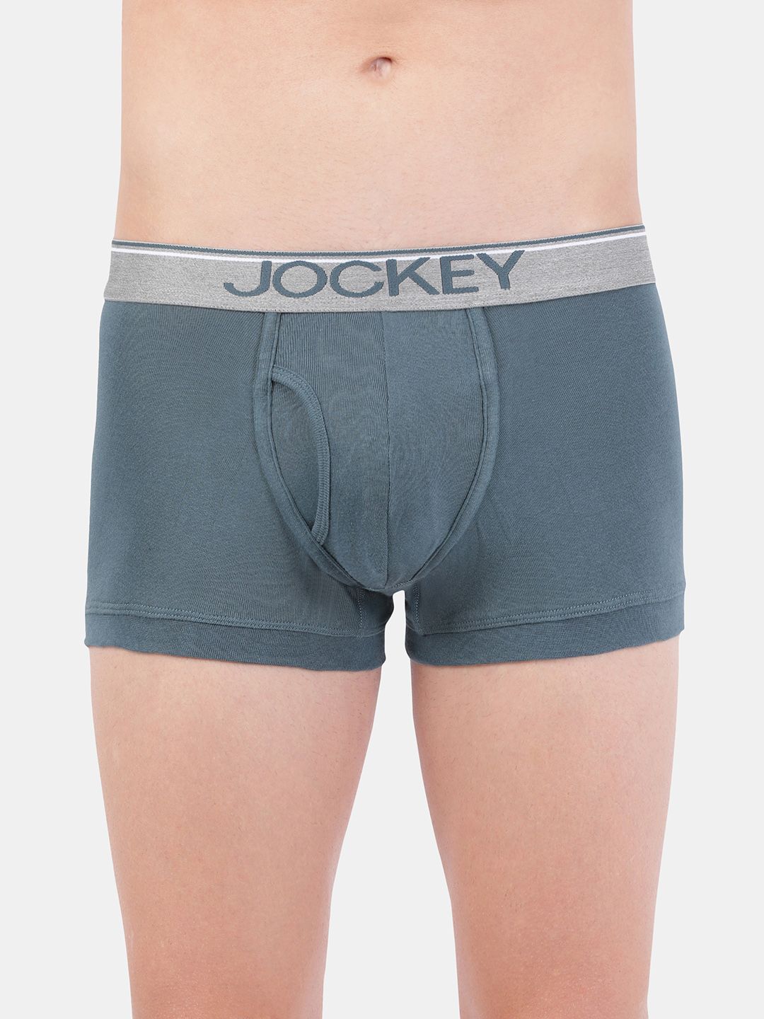 Jockey Men Grey Solid Pure Cotton Trunk MC08 - Price History