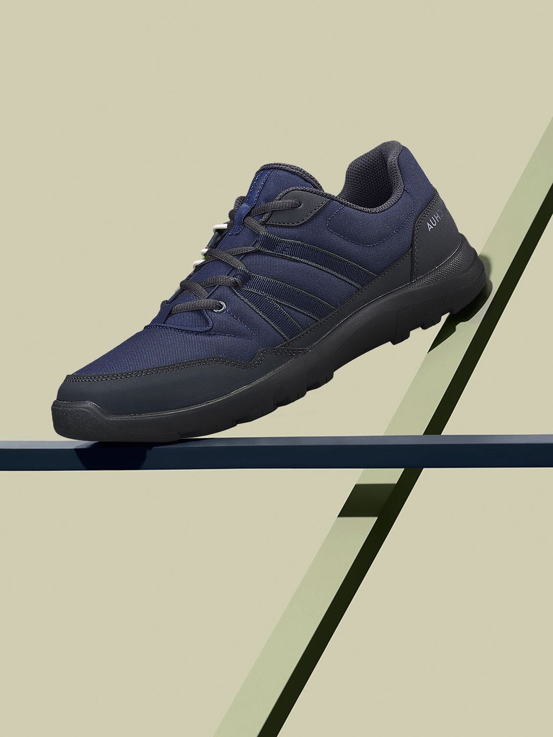 Quechua By Decathlon Men Navy Blue Textile Trekking Sports Shoes ...