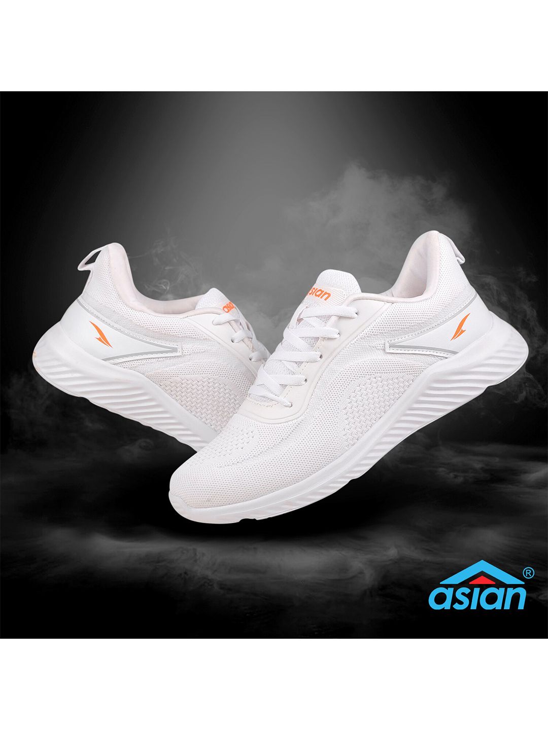 ASIAN Men White Mesh Running Shoes - Price History