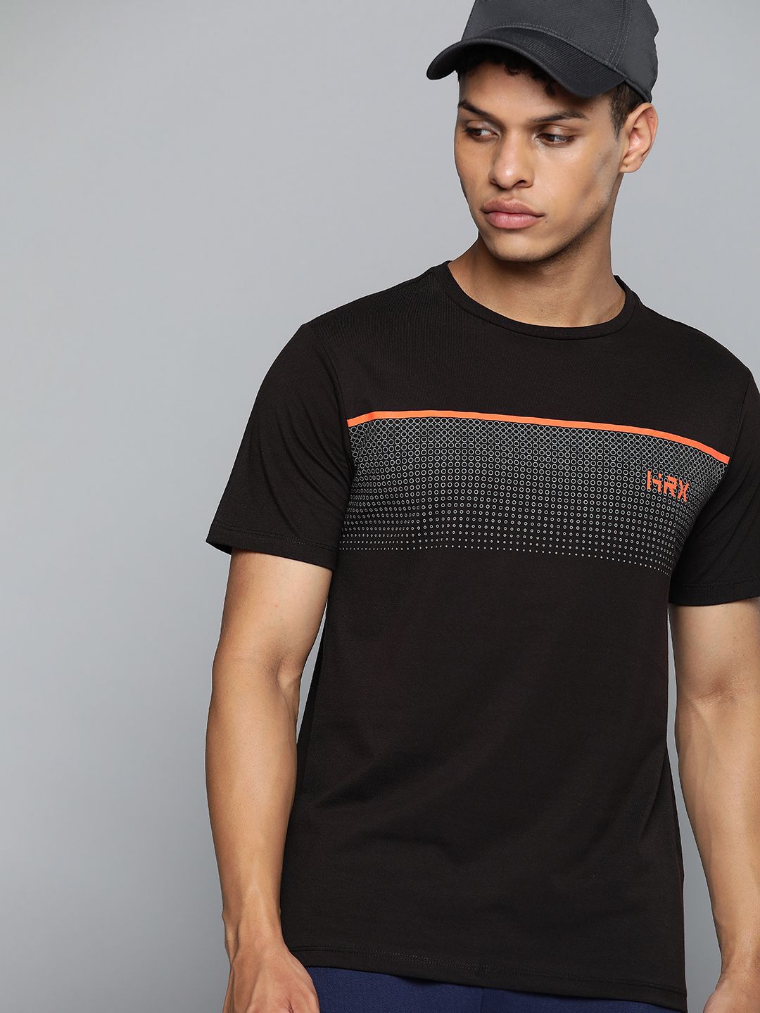 HRX By Hrithik Roshan Antimicrobial Brand carrier Training T-shirts ...