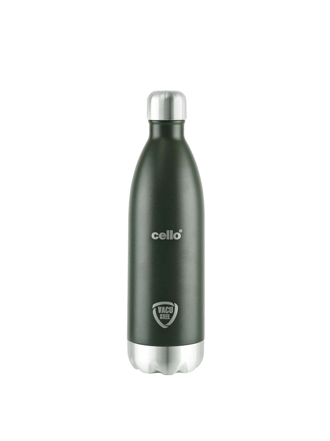 Cello Silver-Toned & Green Solid Water Bottle 1000ml - Price History