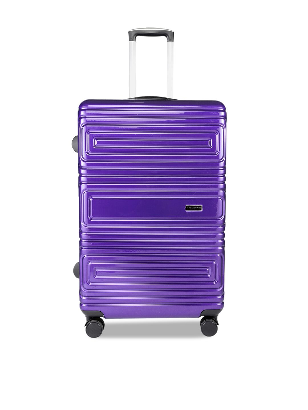 Nasher Miles Purple Textured 75cm Hardsided Trolley Bag - Price History