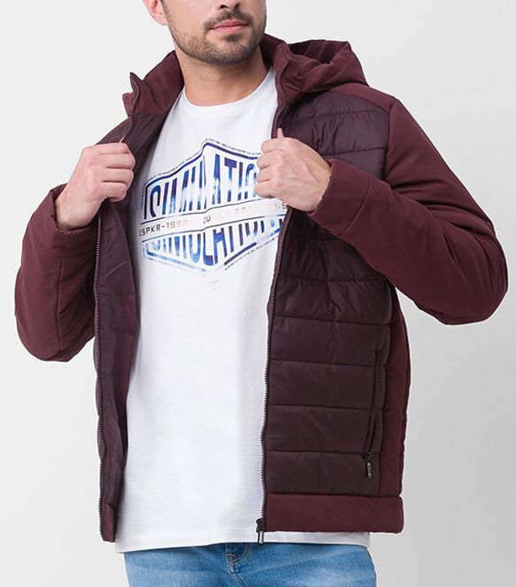 Buy SPYKAR Men Blue Padded Jacket - Jackets for Men 18718092 | Myntra