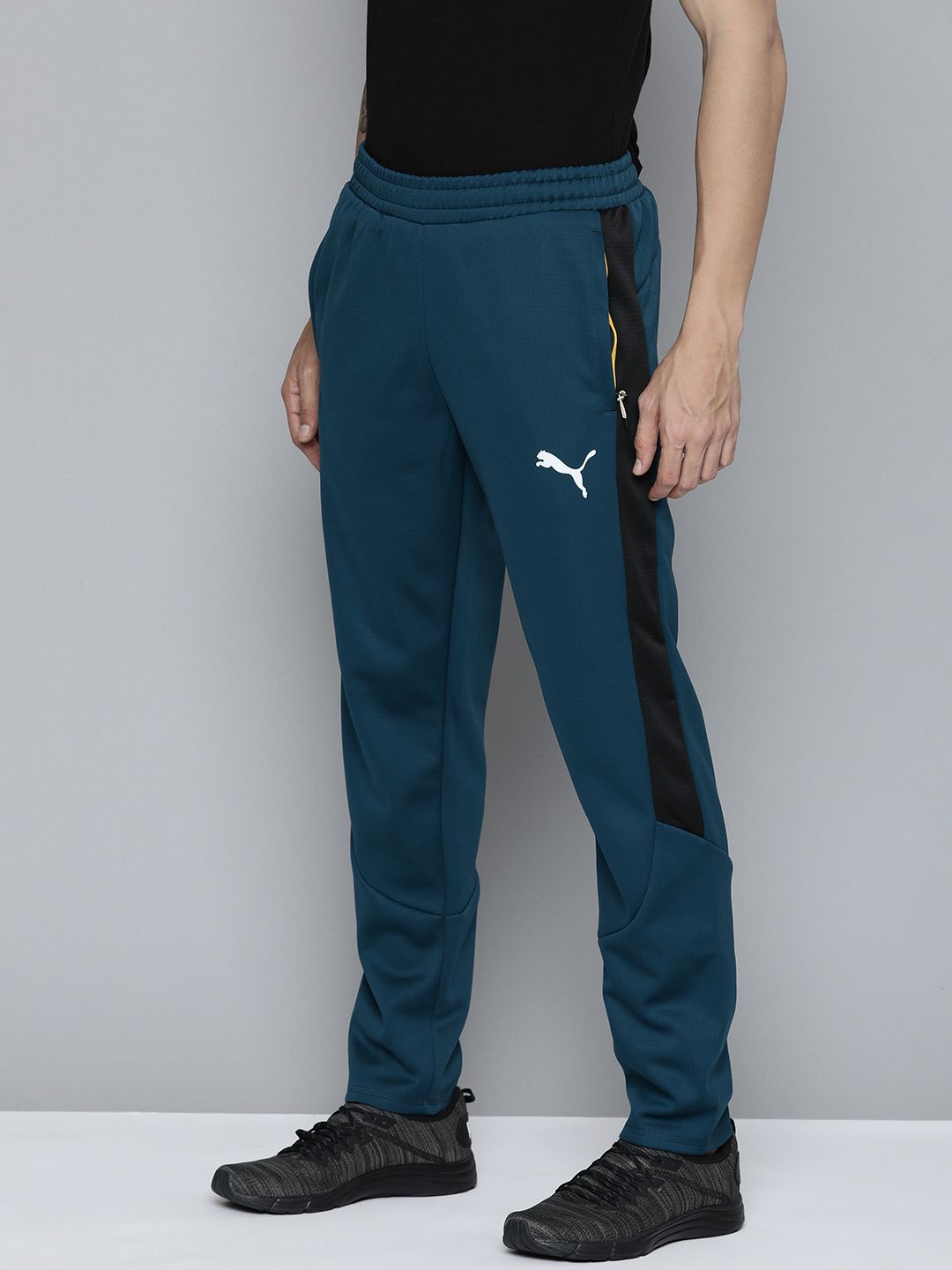 Puma Men Blue Solid Evostripe Warm Track Pants - Price History