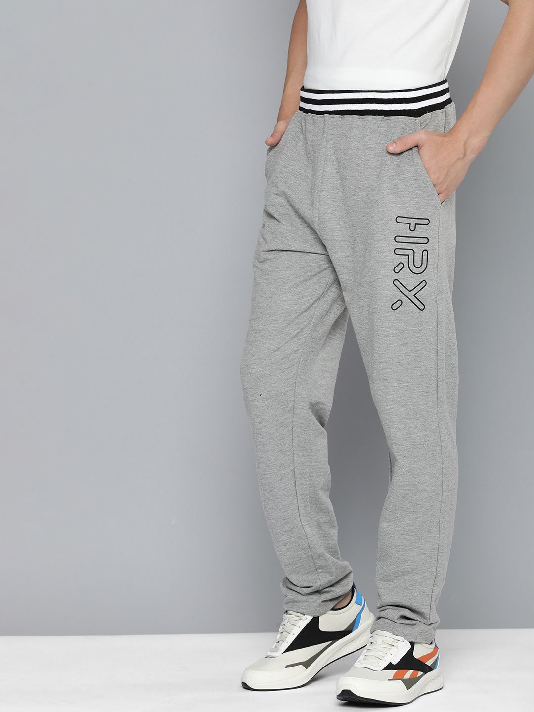 HRX by Hrithik Roshan Men Lifestyle Brand Logo Printed Track Pants ...