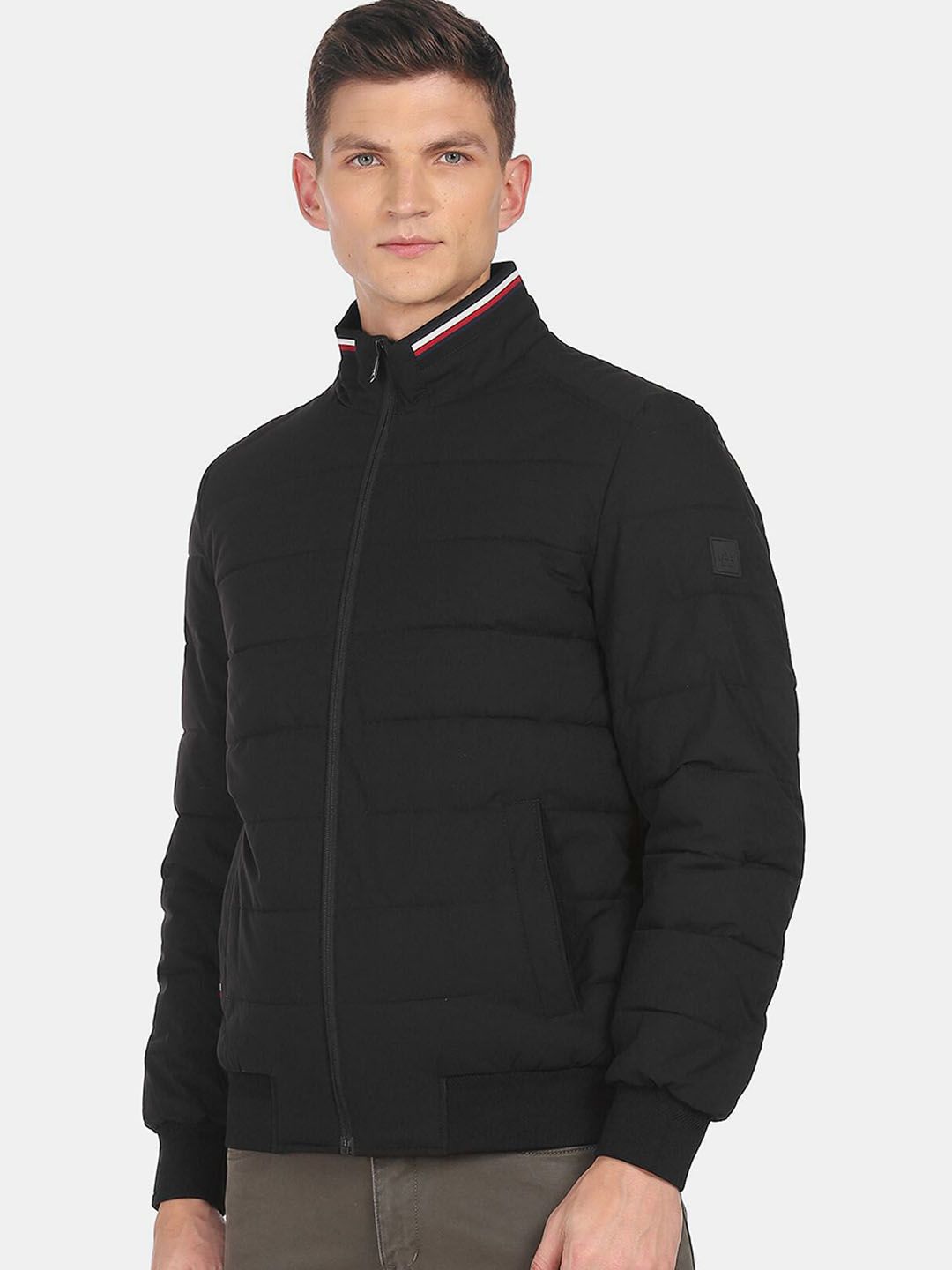Arrow Sport Men Black Solid Puffer Jacket - Price History