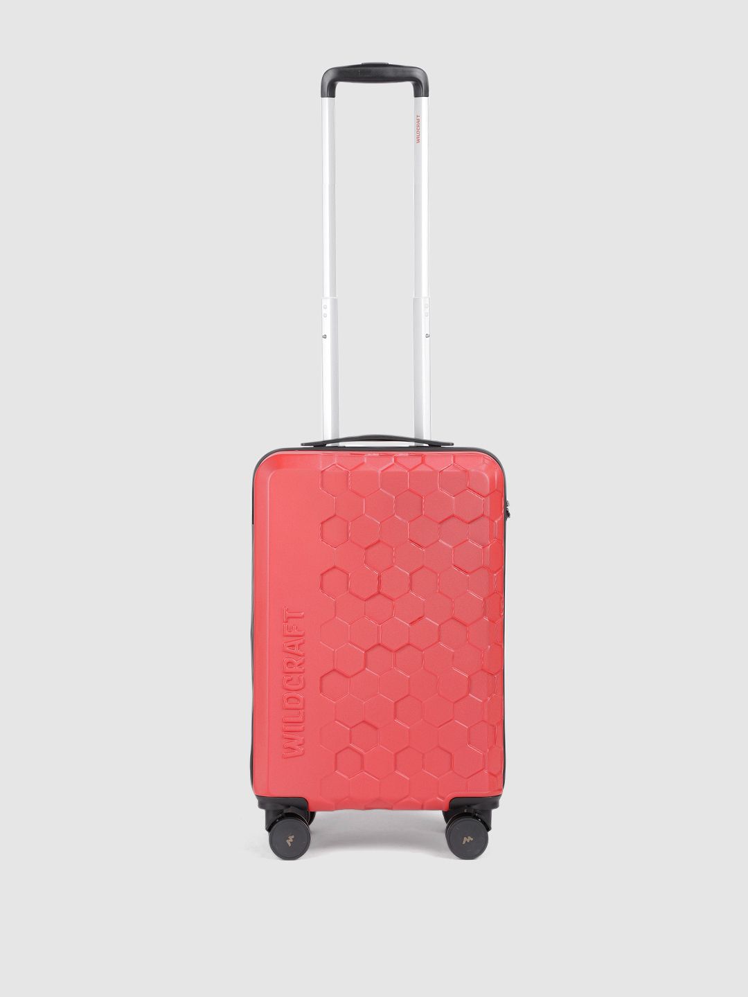 Wildcraft Red Pyxis Textured Hard Sided Cabin Trolley Suitcase - Price ...