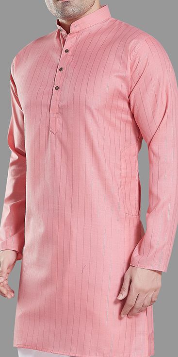 Buy DIVISIVE Men Striped Regular Kurta With Pyjamas - Kurta Sets for ...