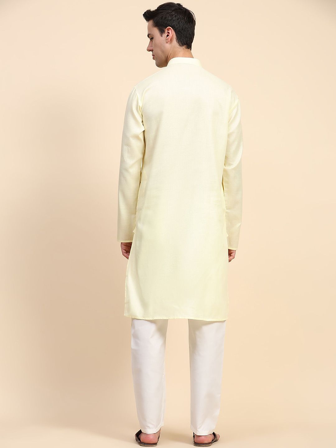 Buy SKAVIJ Men Regular Pure Cotton Kurta With Pyjamas - Kurta Sets for ...