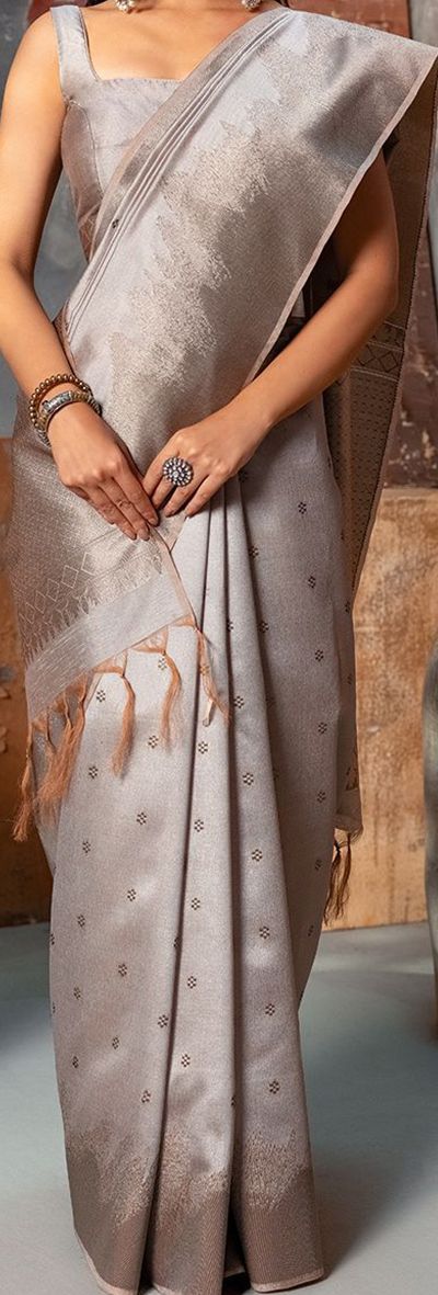 Buy Soch Woven Design Silk Blend Tussar Saree - Sarees for Women ...