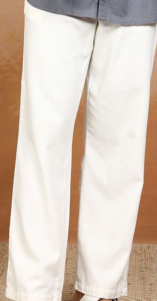 Buy Highlander Men Dobby Striped Mandarin Collar Roll Up Sleeve Relaxed ...