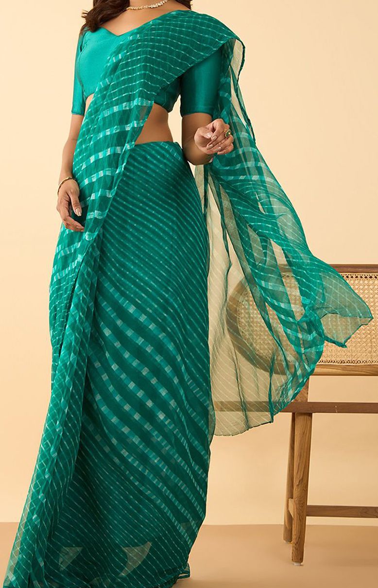 Buy Taneira Leheriya Pure Georgette Leheriya Saree - Sarees for Women ...