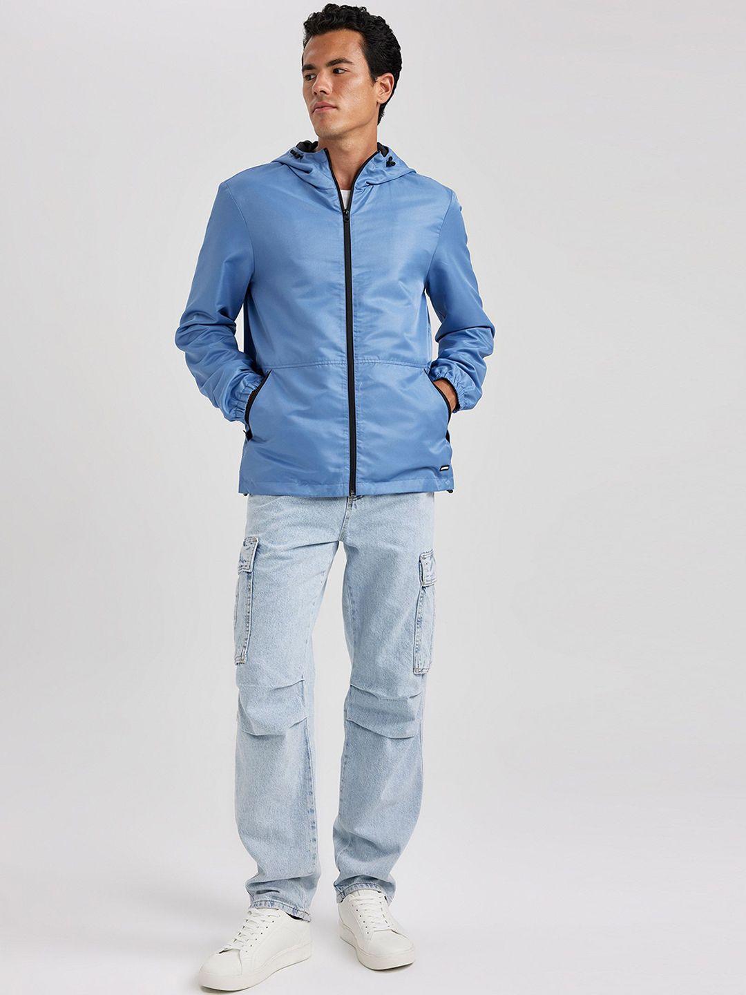 Buy DeFacto Men Hooded Tailored Jacket - Jackets for Men 31036016 | Myntra