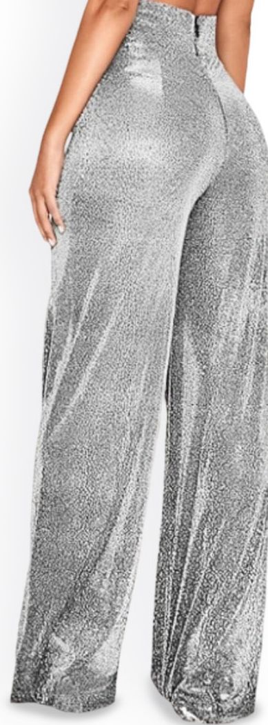 Buy StyleCast Women Solid Comfort High Rise Wide Leg Trousers ...