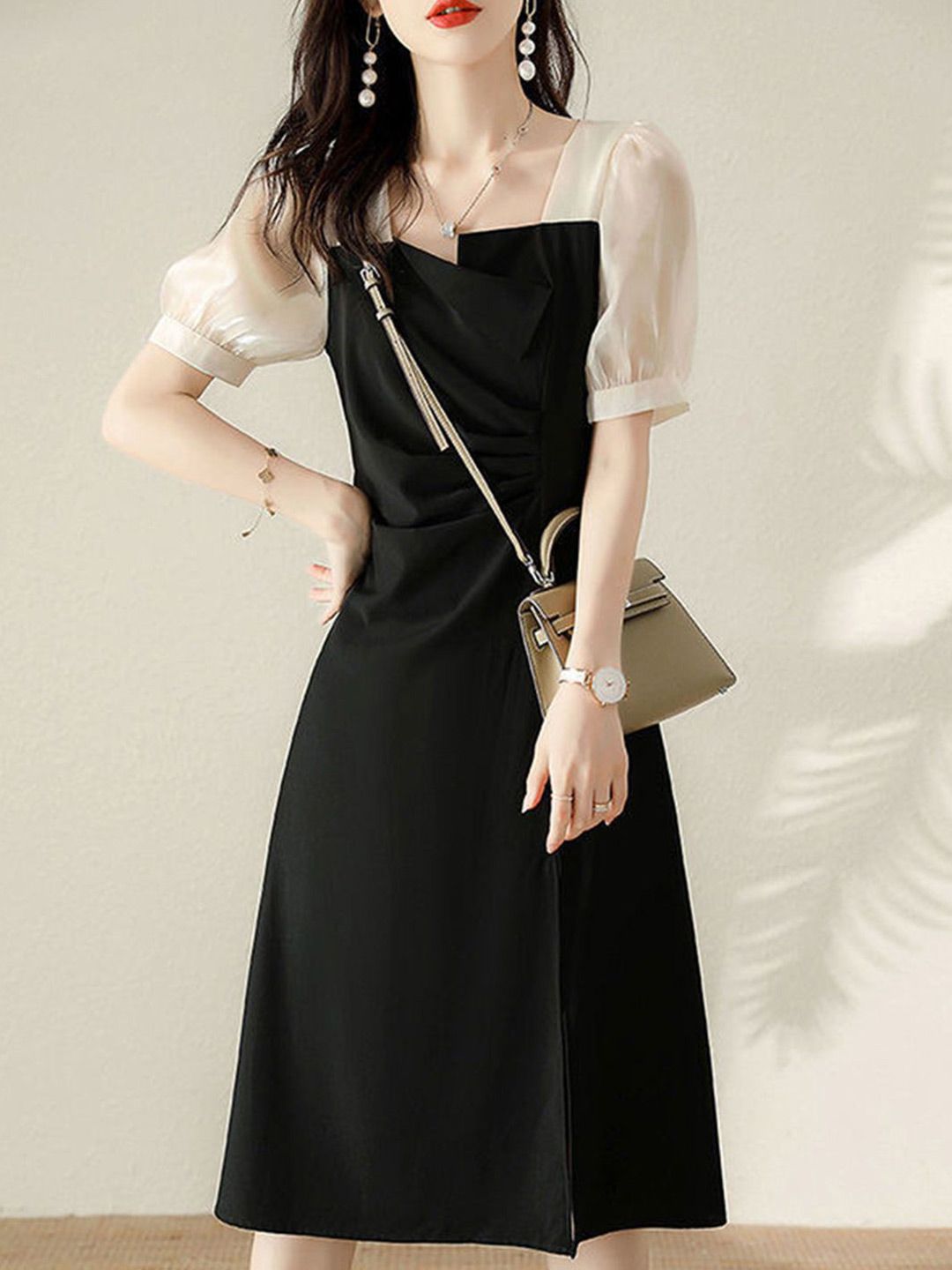 Buy DressBerry Square Neck A Line Dress - Dresses for Women 33602347 ...