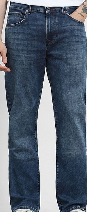 Buy Mufti Ss 25 Men Relaxed Fit Mid Rise Light Fade Clean Look Cotton ...