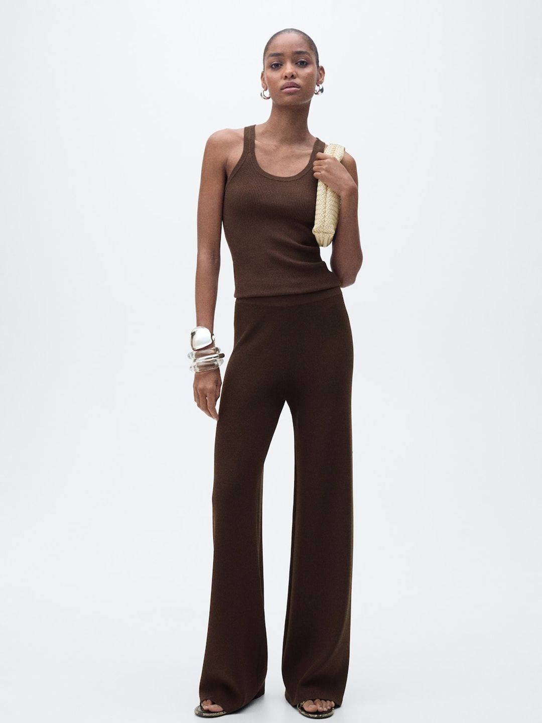 Buy MANGO Ribbed Tank Top - Tops for Women 33444528 | Myntra