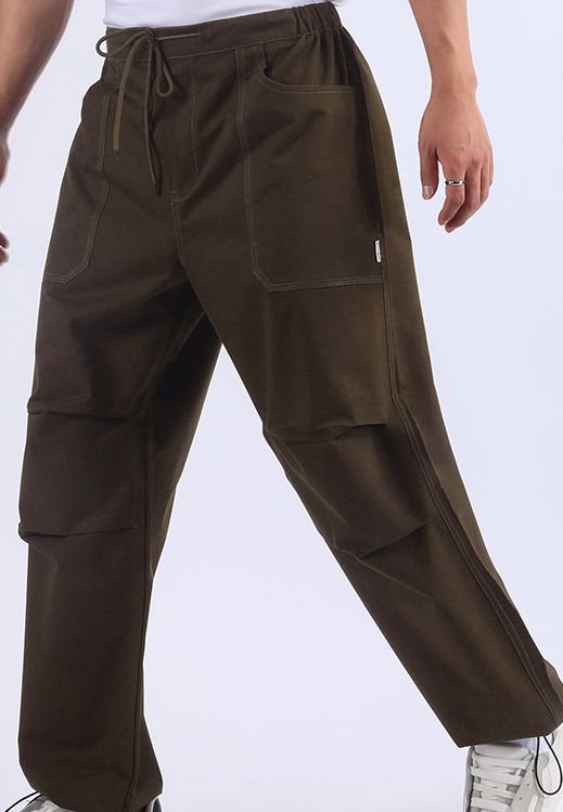 Buy Beyoung Men Elasticated Cargo Trousers - Trousers for Men 33704300 ...