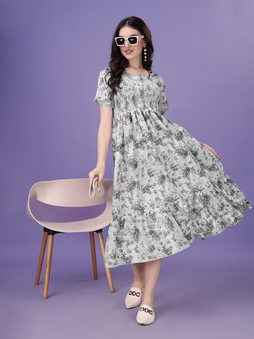Buy CORSICA Crepe Fit & Flare Dress - Dresses for Women 33767662 | Myntra