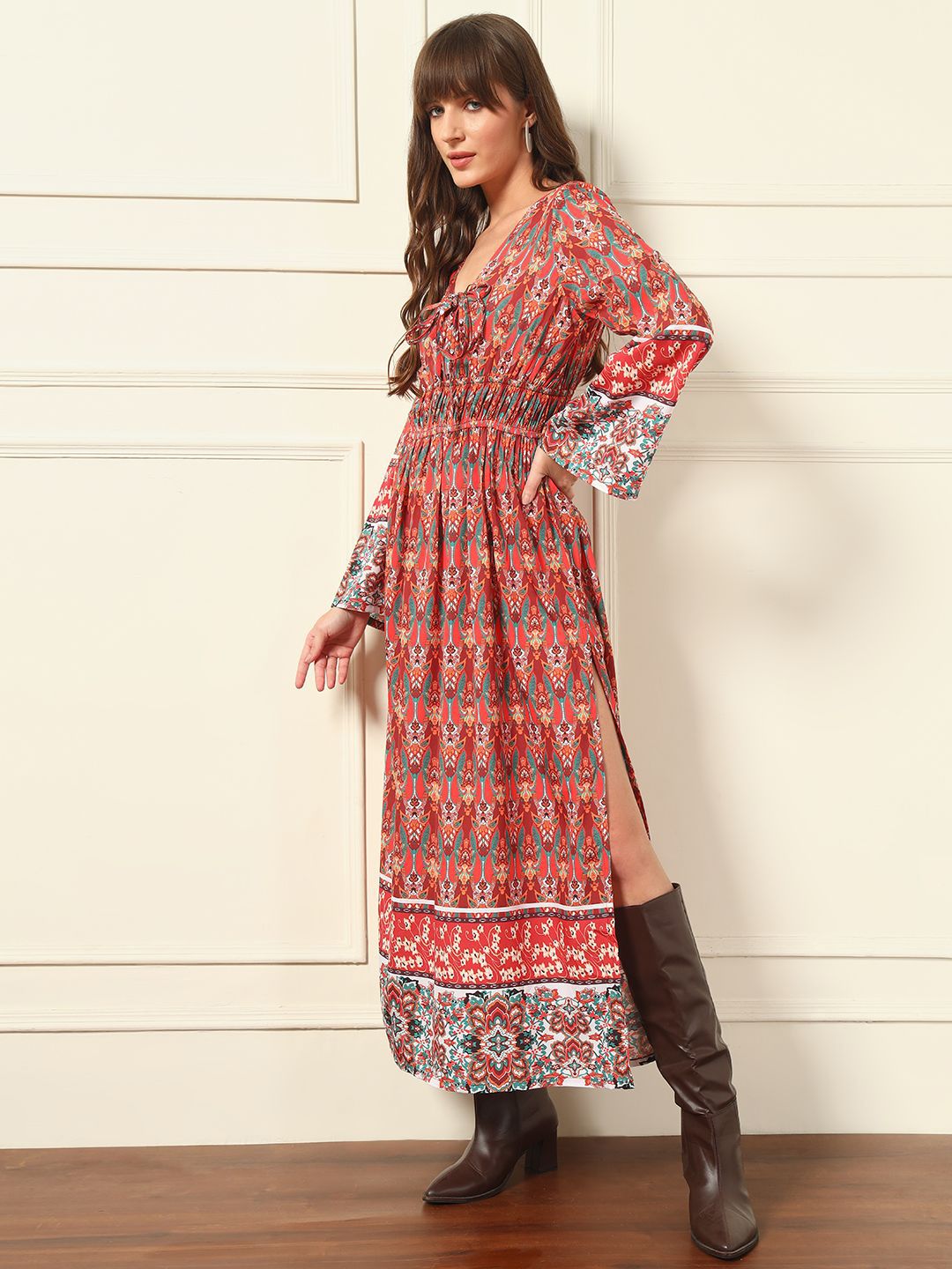 Buy TANDUL Women Maxi Multicolour Dress - Dresses for Women 33524081 ...