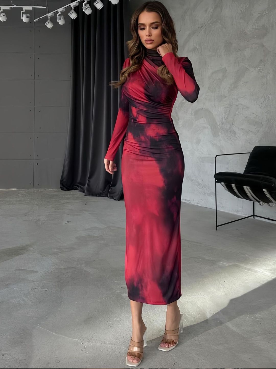 Buy StyleCast Print Bodycon Midi Dress - Dresses for Women 36445463 ...