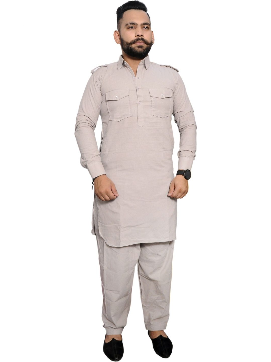 Buy PREEN Adults Men Grey Kurta Sets - Kurta Sets for Men 36482836 | Myntra