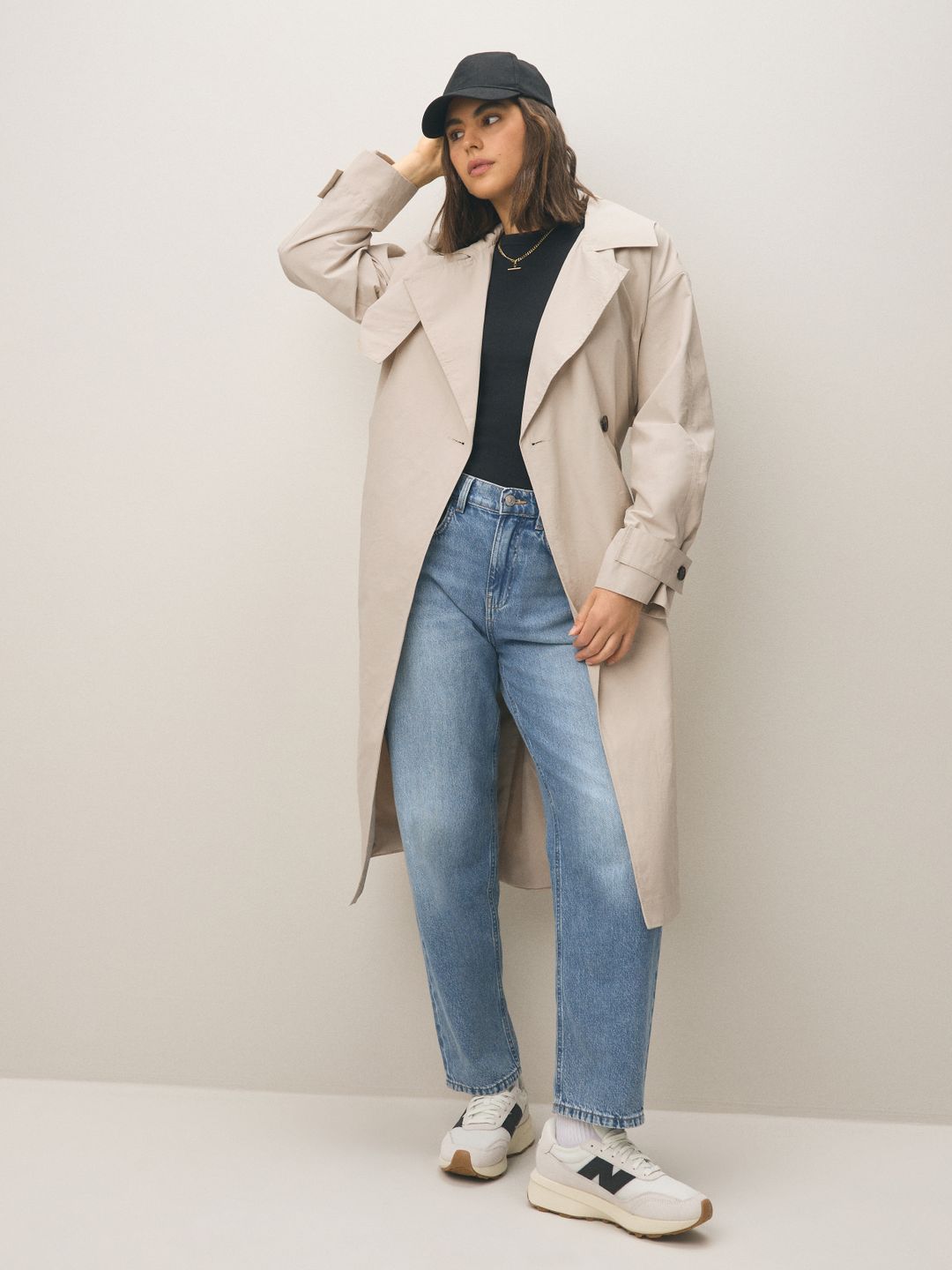 Buy NEXT Longline Tailored Trench Coat - Coats for Women 35178868 | Myntra