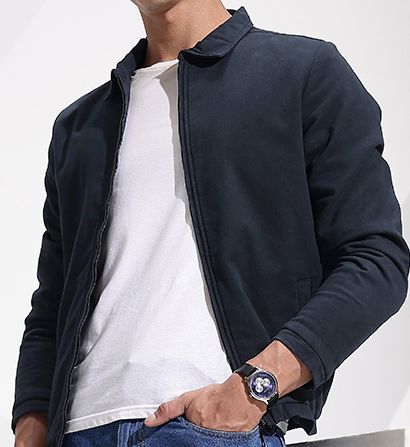 Buy INVICTUS Lightweight Spread Collar Tailored Jacket - Jackets for ...