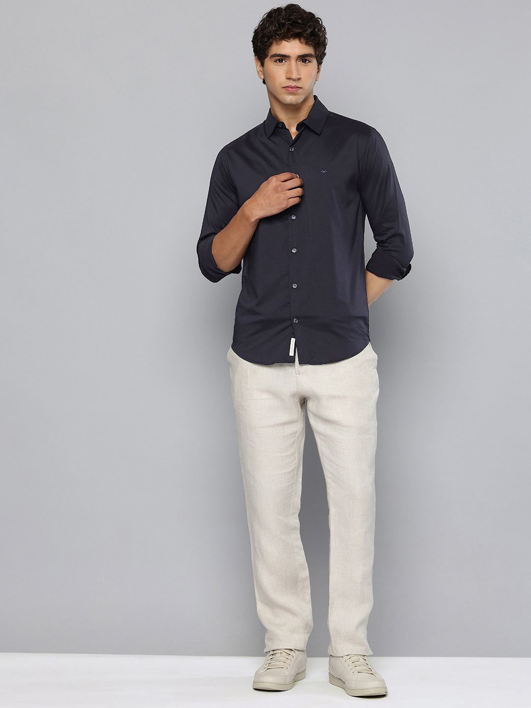 Buy Mufti Slim Fit Casual Shirt - Shirts for Men 36242213 | Myntra