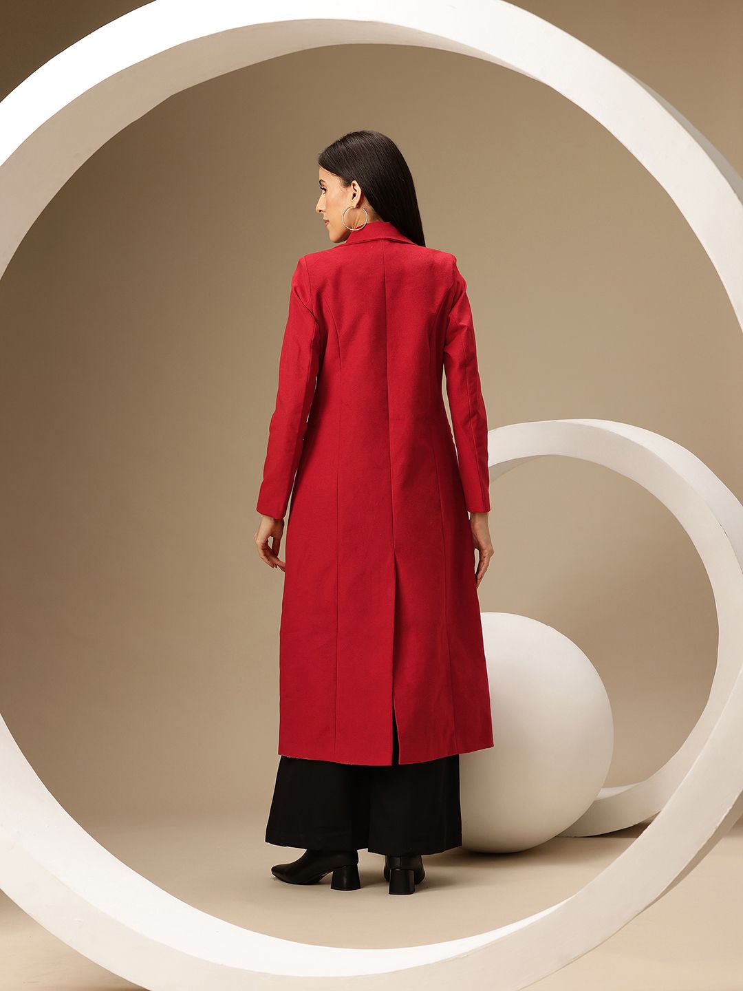 Buy Chemistry Double Breasted Overcoat - Coats for Women 33469956 | Myntra
