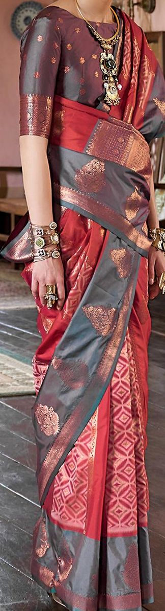 Buy Anouk Pink Banarasi Sarees - Sarees for Women 36238780 | Myntra
