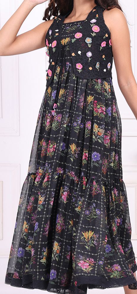 Buy W Floral Print Fit & Flare Midi Dress - Dresses for Women 37928237 ...