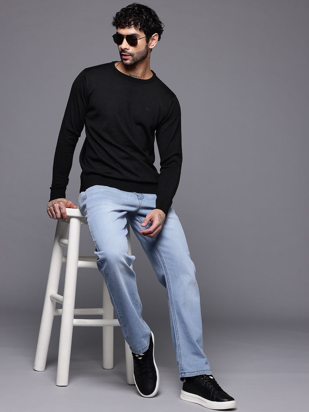 Buy Raymond Round Neck Pullover - Sweaters for Men 37440805 | Myntra