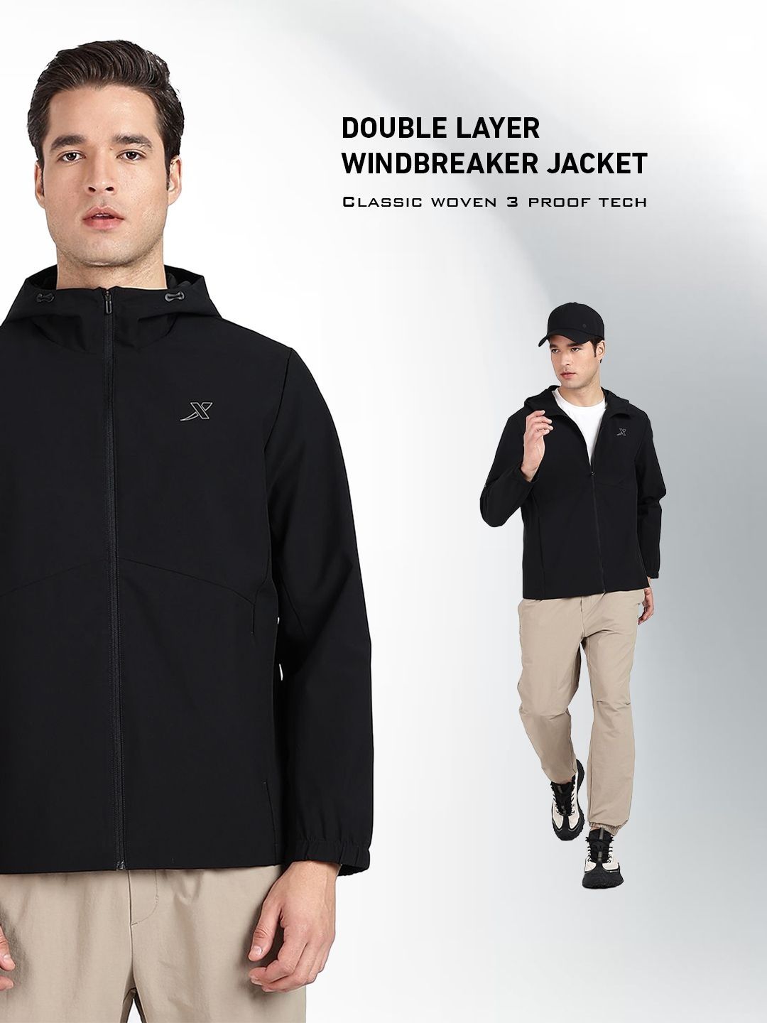 Buy Xtep Men Windcheater Running Woven Jacket - Jackets for Men ...