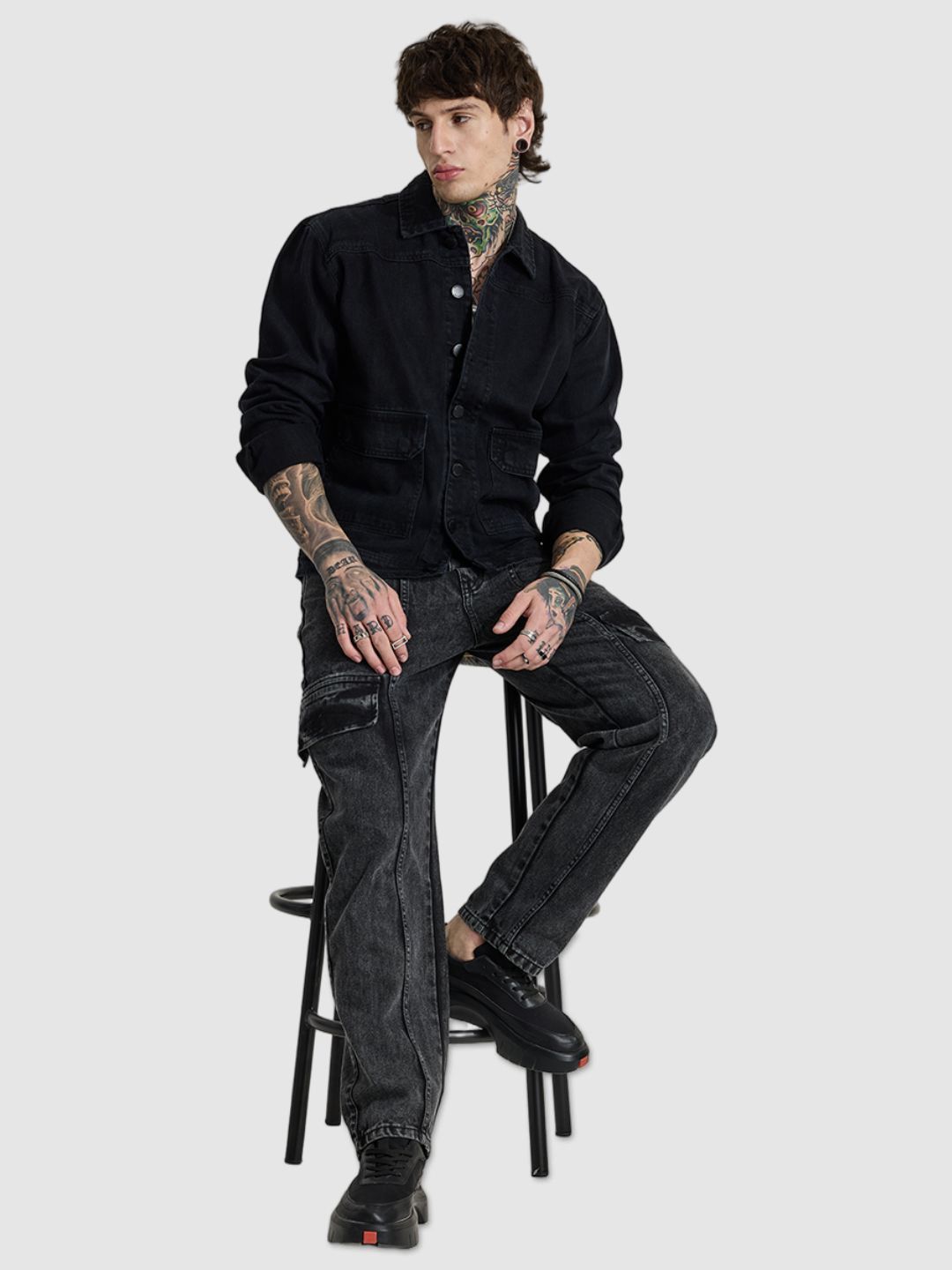 Buy Snitch Men Denim Jacket - Jackets for Men 32722527 | Myntra