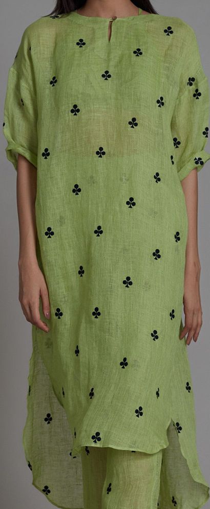 Buy MATI Print Linen A Line Midi Dress - Dresses for Women 32818674 ...